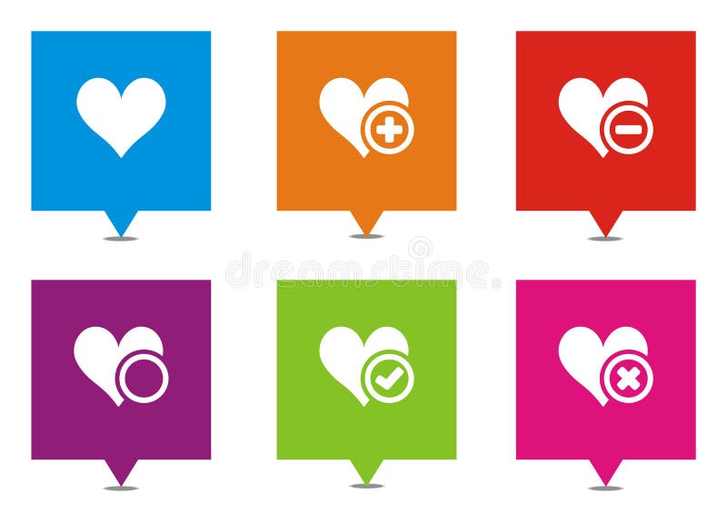 Love square pointers stock illustration. Illustration of health - 32102816