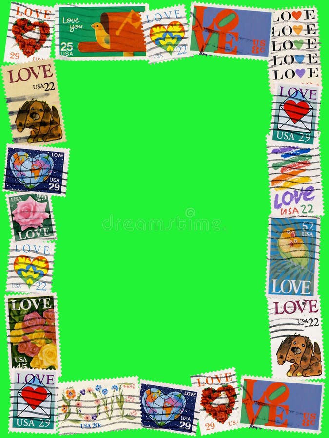 Green Grass Love Heart Frame Isolated Stock Photo - Image of fresh ...