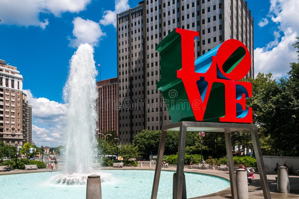 The Love Statue, Philadelphia Editorial Photography - Image of ...