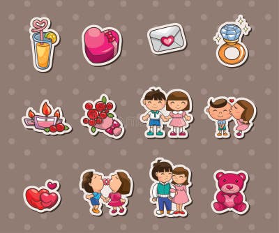 Love Symbol Stickers Stock Illustrations – 13,600 Love Symbol Stickers ...