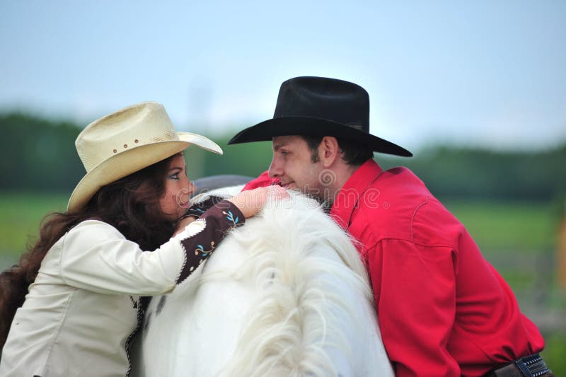 Love story stock photo. Image of cowboy, girlfriend, hold - 16332842