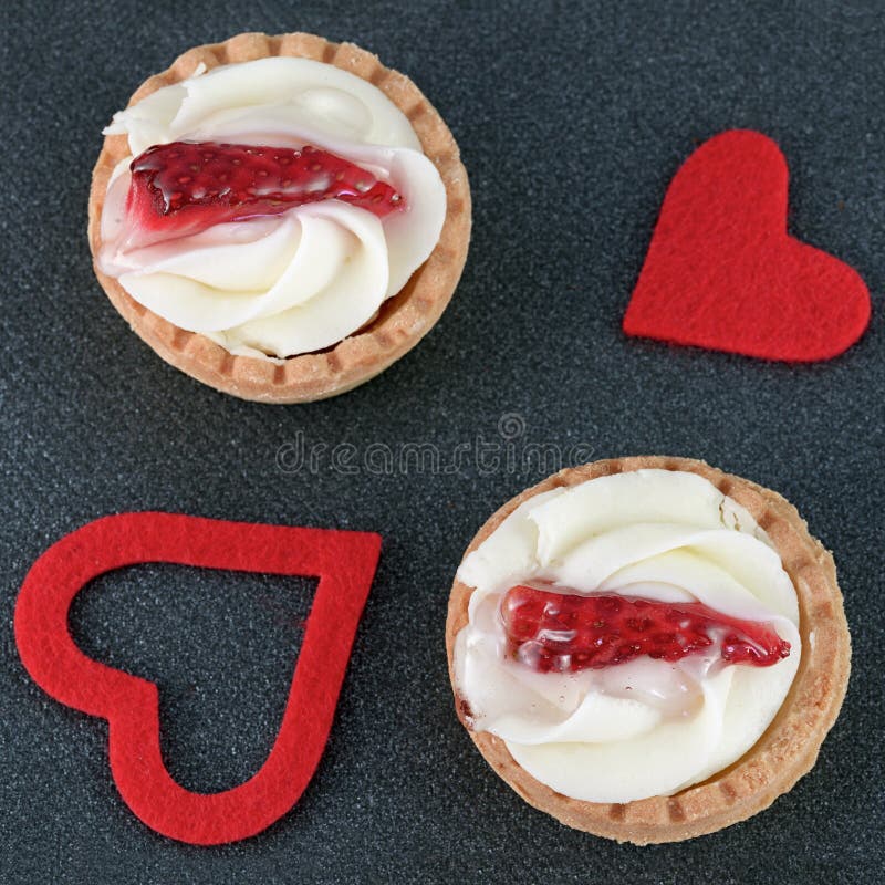 Love strawberry pastry stock image. Image of fresh, summer - 53919733