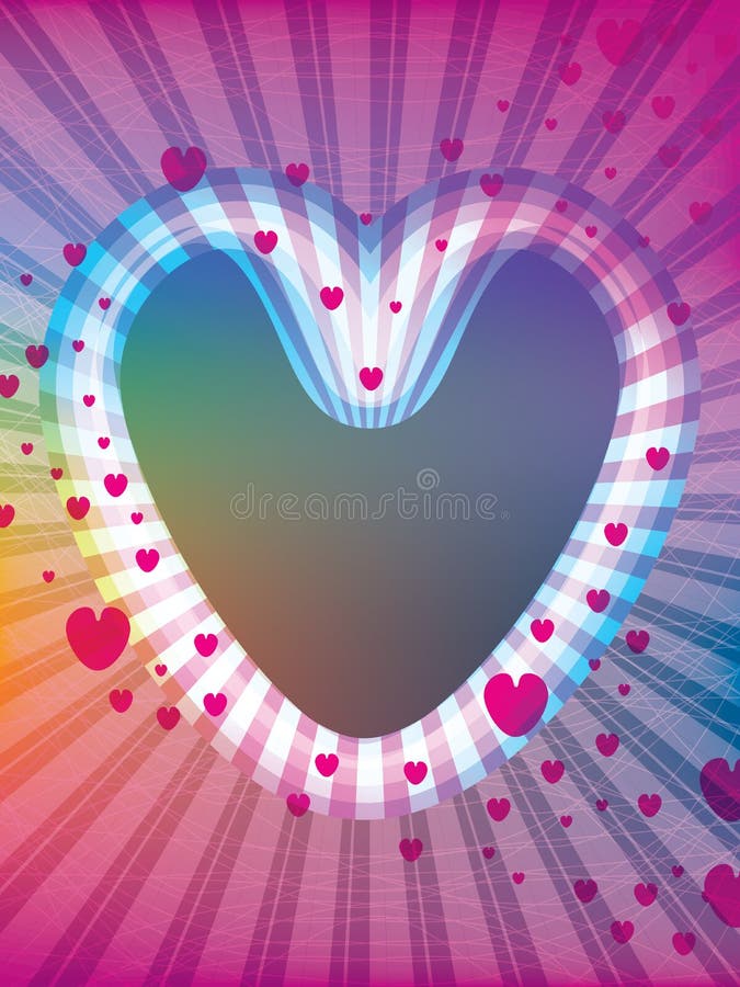 Love Stripe Frame Background Stock Vector - Illustration of handmade ...