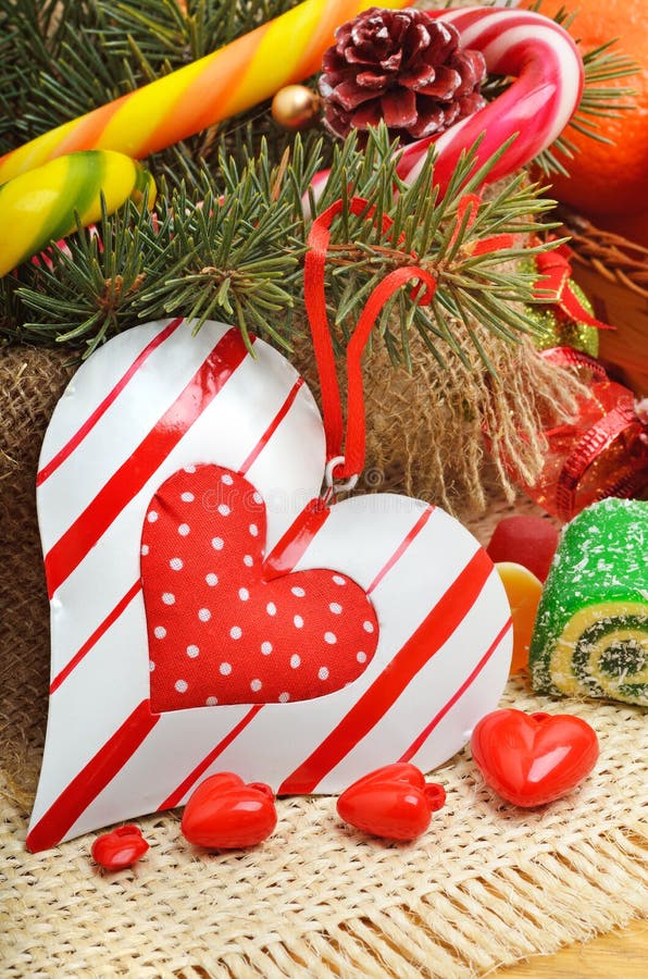 Love Sweet Heart Shaped Chocolates Candies Stock Photo - Image of ...