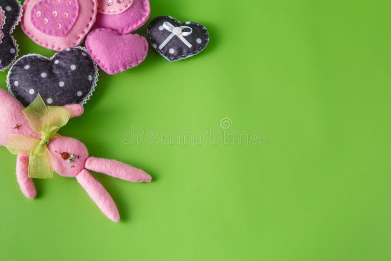 Love Symbol Concept. Soft Handmade Heart Stock Photo - Image of ...