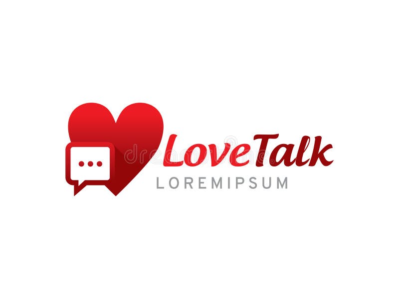 Love Talk Logo Symbol or Icon Template Stock Vector - Illustration of ...