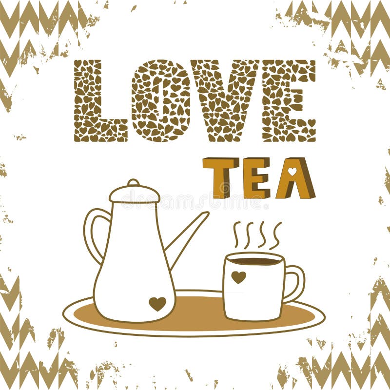 Tea Card4 Stock Illustrations – 2 Tea Card4 Stock Illustrations ...