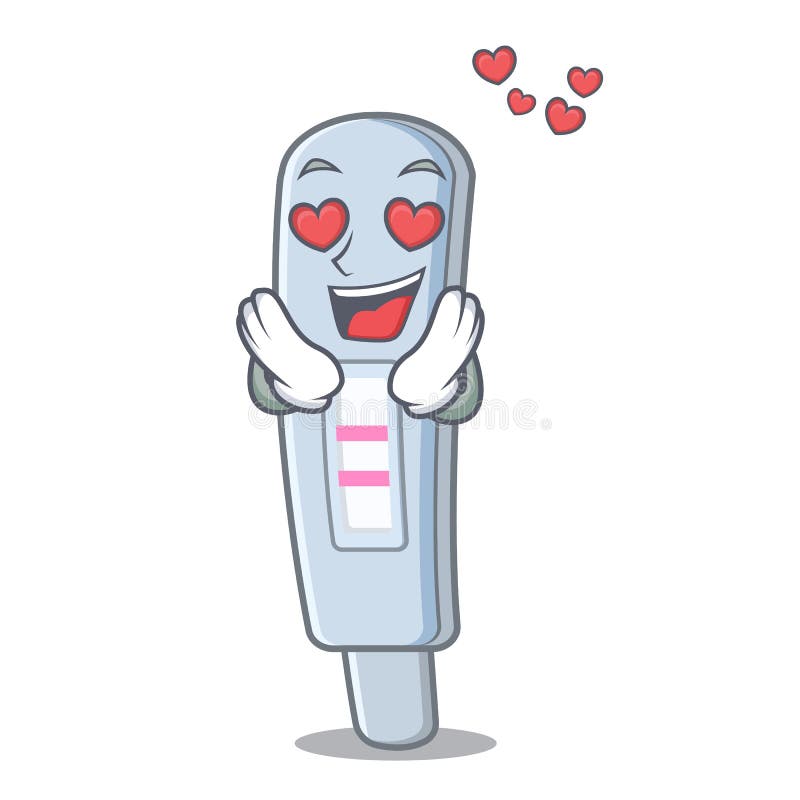 Love Test Tubes with Hearts Inside. Card Stock Vector - Illustration of ...