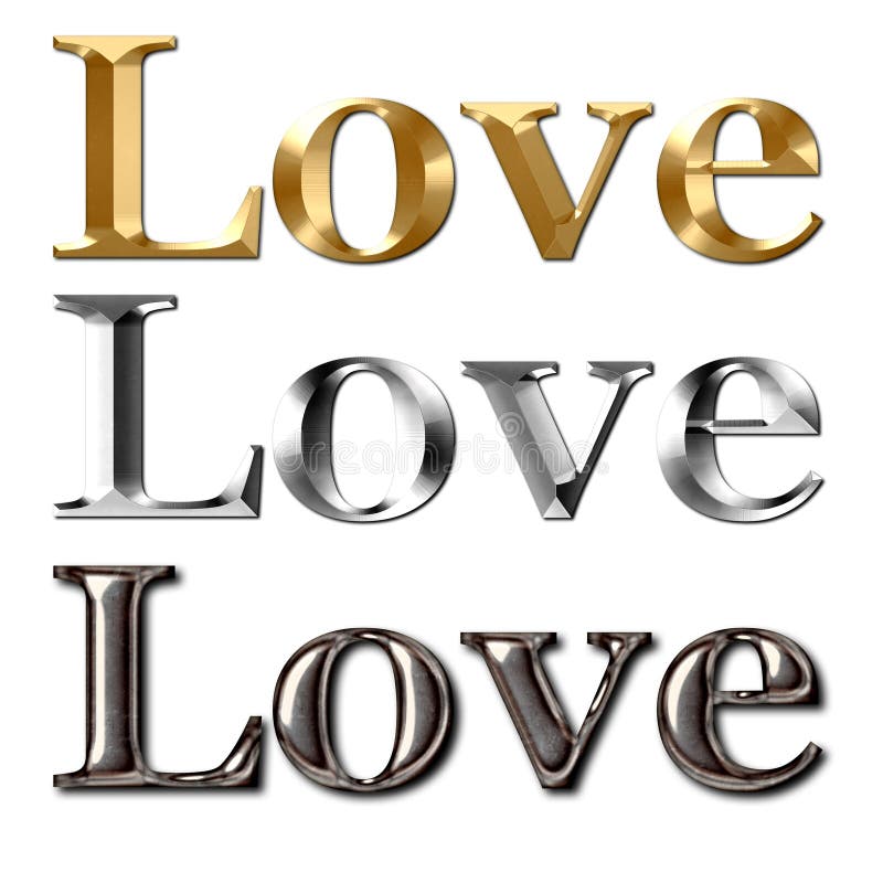 I love metal stock illustration. Illustration of shadow - 24767958