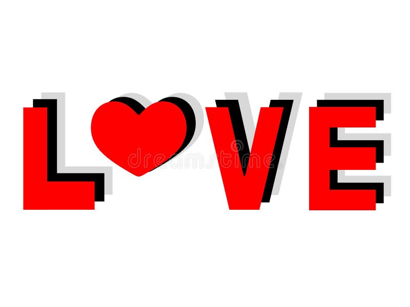 Love text stock illustration. Illustration of love, passion - 30202099