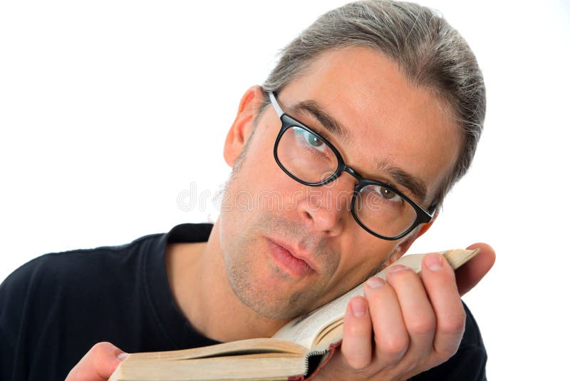 Love to read stock image. Image of businessman, home - 41615027