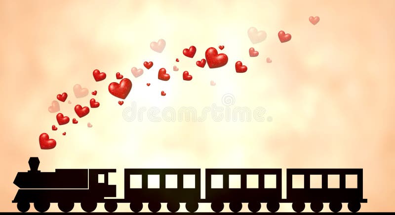 Love Train stock illustration. Illustration of tracks - 29440205