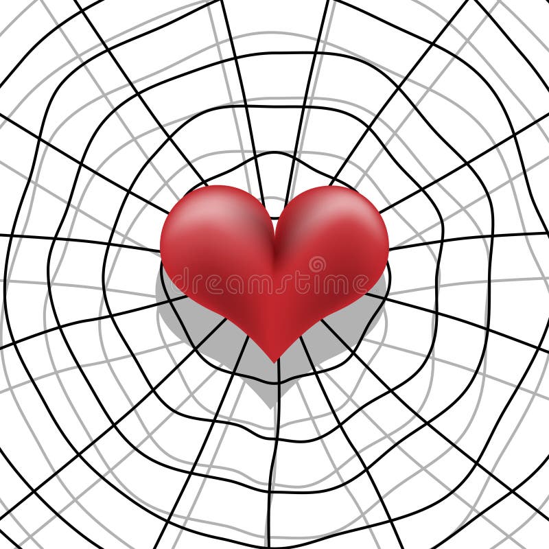 Love trap stock vector. Illustration of emotion, romance - 21670330