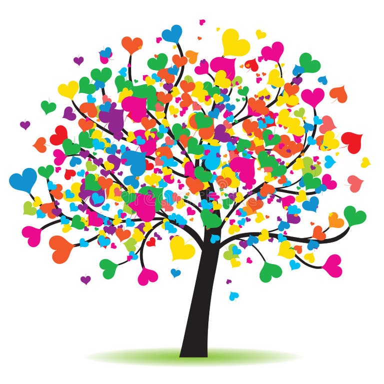 Love Tree Stock Illustrations – 182,207 Love Tree Stock Illustrations ...