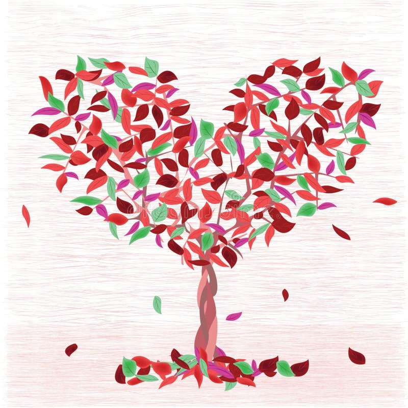 Love tree stock vector. Illustration of love, tree, beauty - 14104266