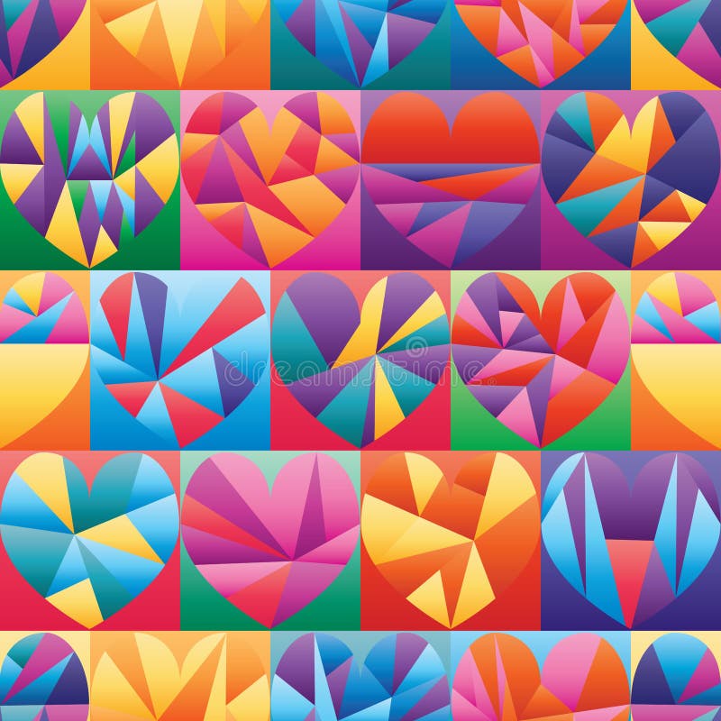 Love Triangle stock vector. Illustration of triangle, heart - 4579927