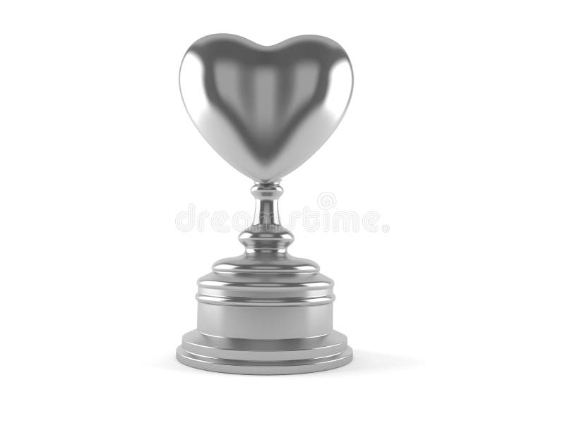 Love Trophy Icon Logo Design Element Stock Vector - Illustration of ...