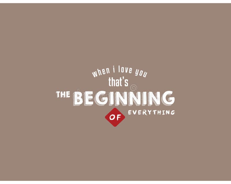 Love Typography Quote Vector Stock Vector - Illustration of beauty ...