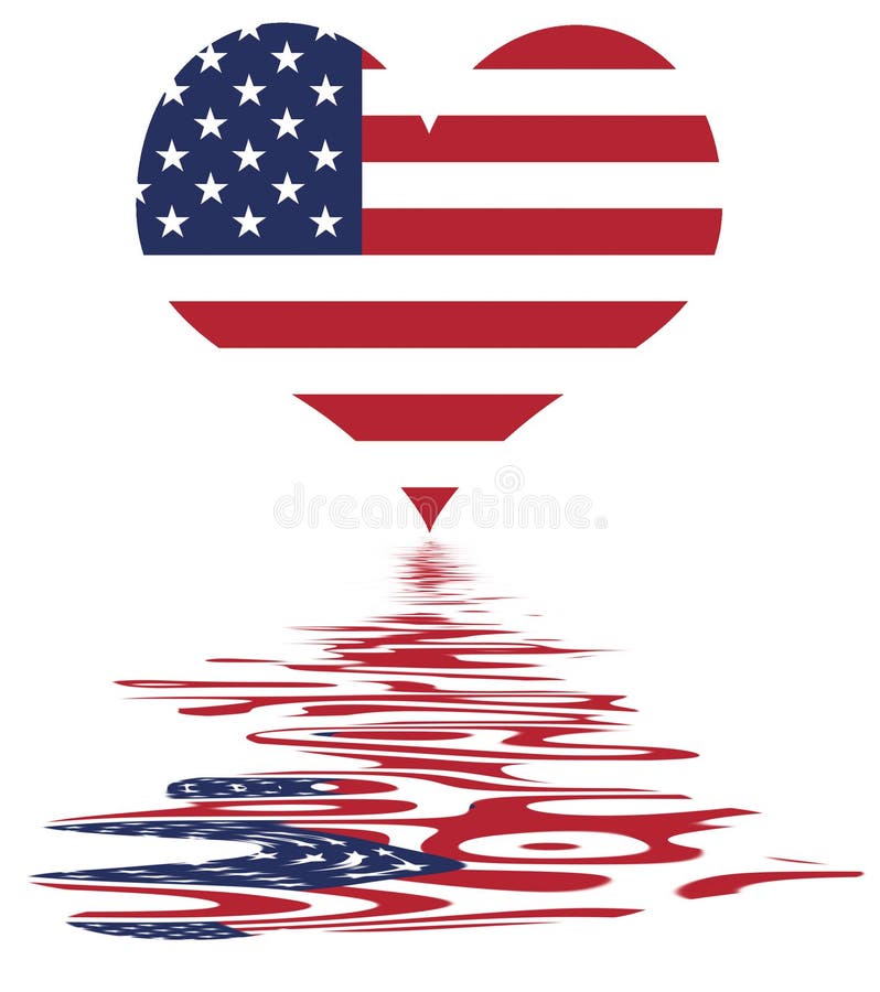 I love America stock illustration. Illustration of united - 8223957