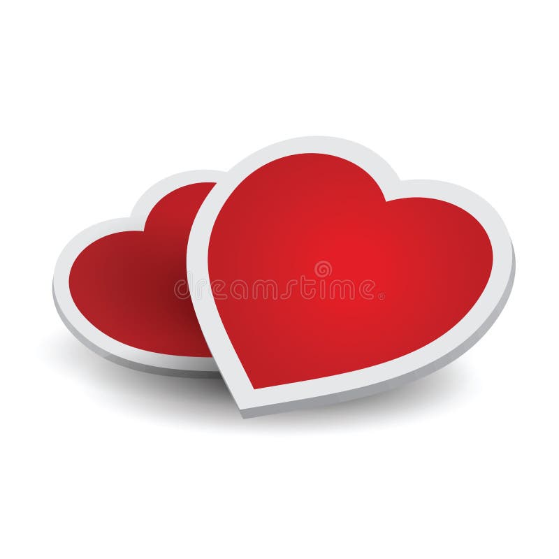Love Valentine Heart Romantic Symbol Stock Vector - Illustration of ...