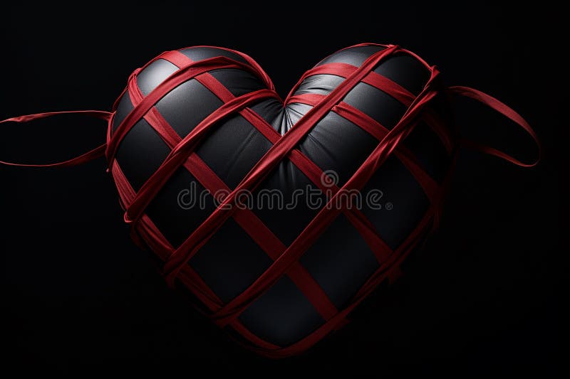 Minimalist Classic Heart Shape Form on Plain Background. Generative AI ...