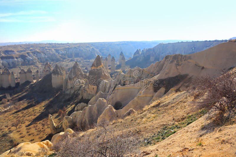 Love Valley in Cappadocia, Turkey Stock Image - Image of unesco ...