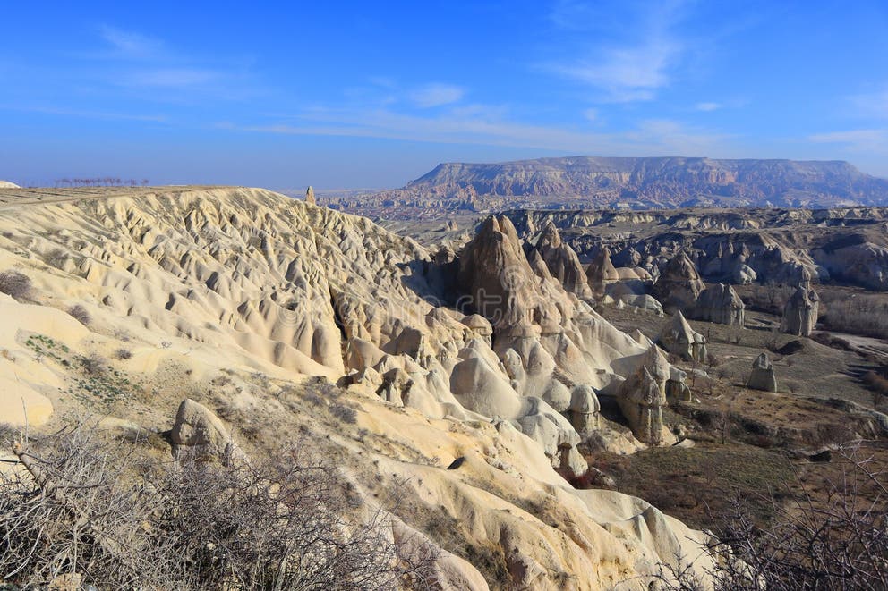 Love Valley in Cappadocia, Turkey Stock Photo - Image of turkey, valley ...