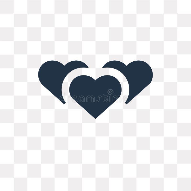 Love Vector Icon Isolated on Transparent Background, Love Trans Stock ...