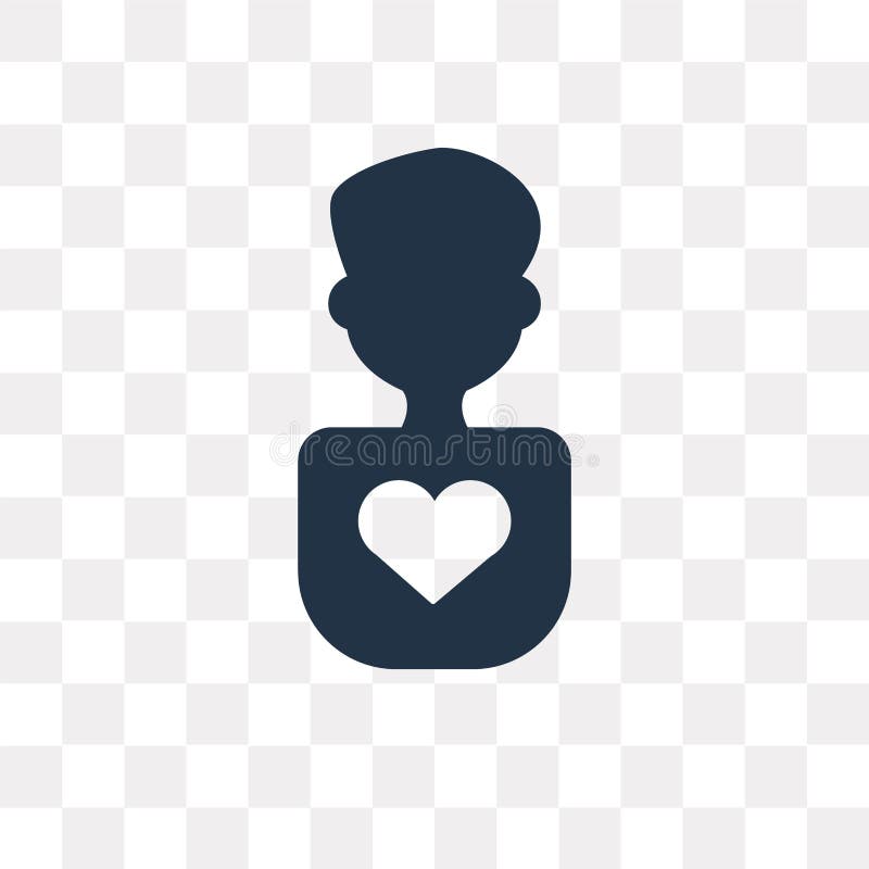 In Love Vector Icon Isolated on Transparent Background, in Love Stock ...