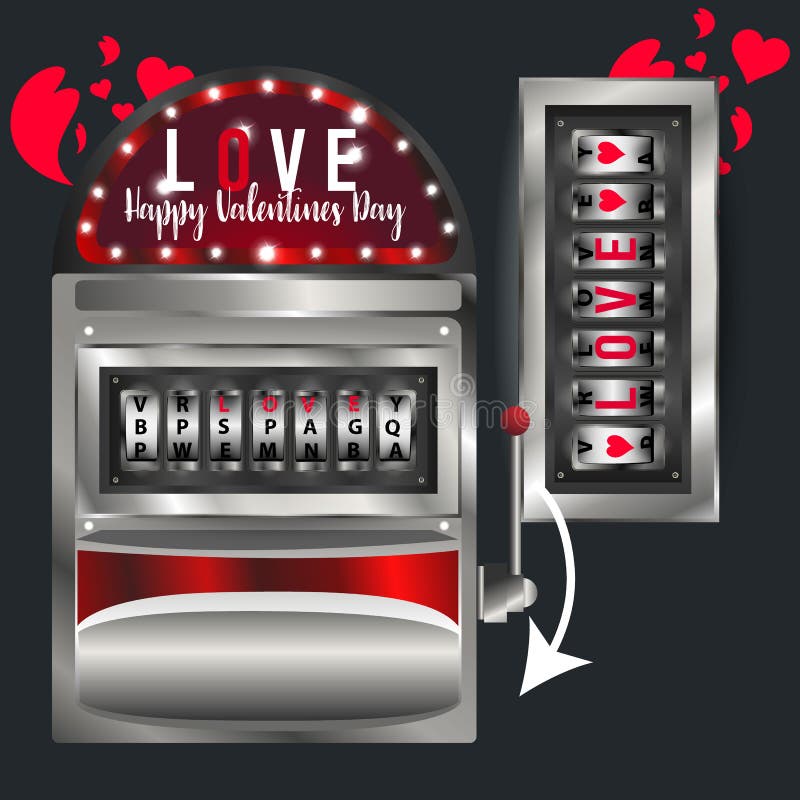 Love Wins, Slot Machine. Vector Stock Illustration - Illustration of ...