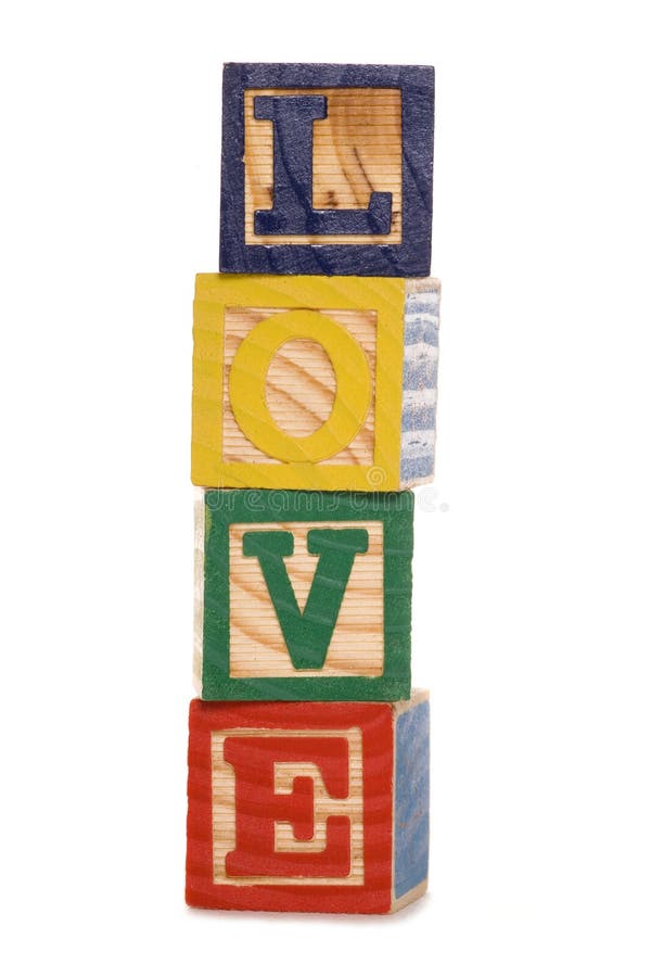Love wooden blocks stock image. Image of background, childs - 26893471