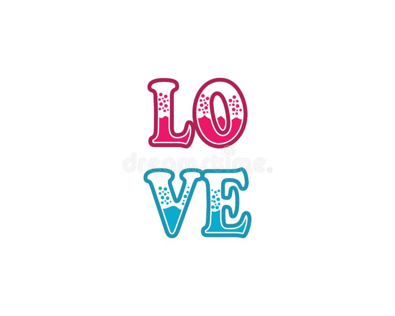 Love word vector icon stock vector. Illustration of white - 173186589