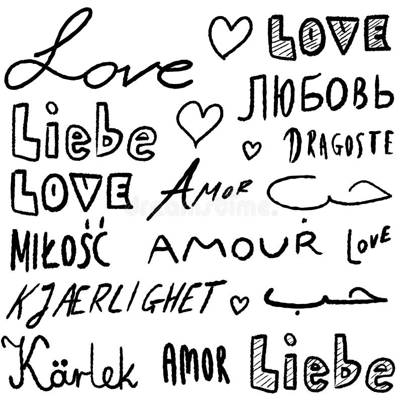Love Languages Stock Illustrations – 1,807 Love Languages Stock ...