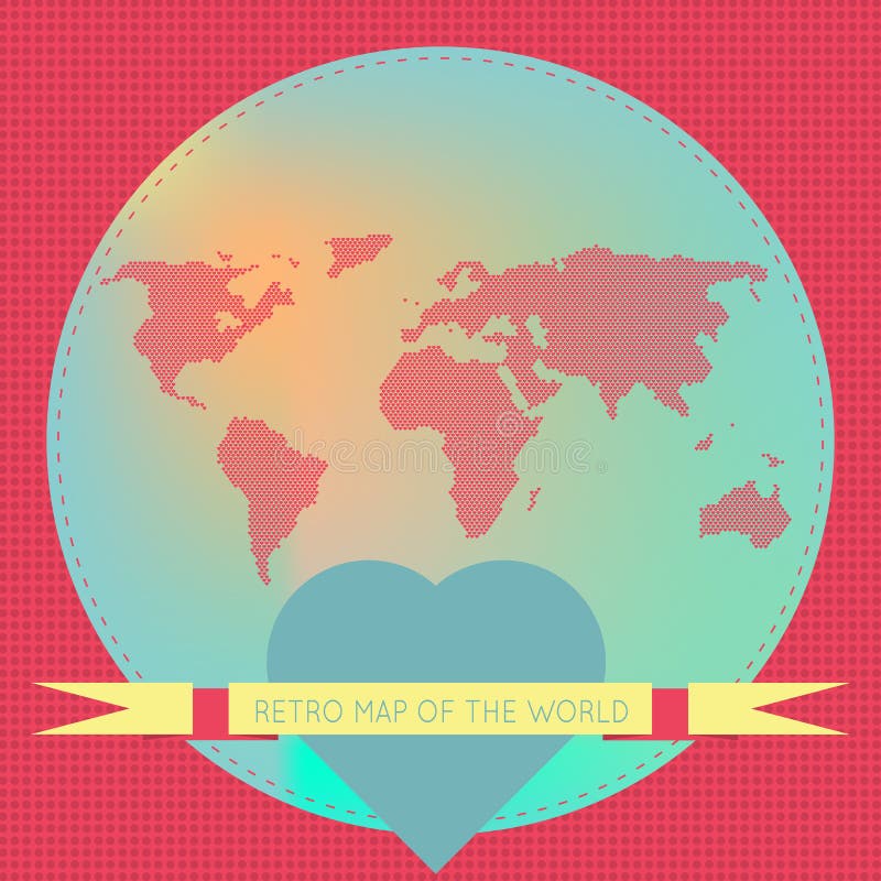 Love the world. stock vector. Illustration of nature - 58352946