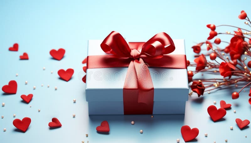 Love Wrapped in a Gift Box of Celebration Generated by AI Stock Photo ...