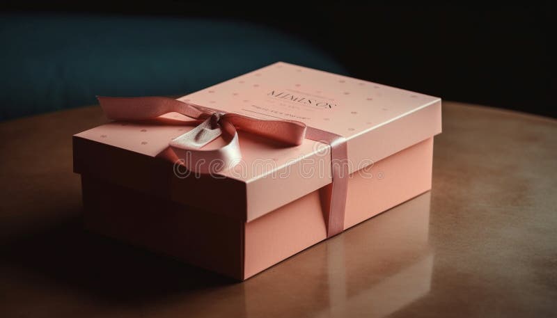 Love Wrapped in Ornate Packaging for Celebration Generated by AI Stock ...