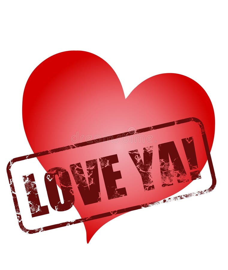 I love you Heart stock illustration. Illustration of valentines - 1660769