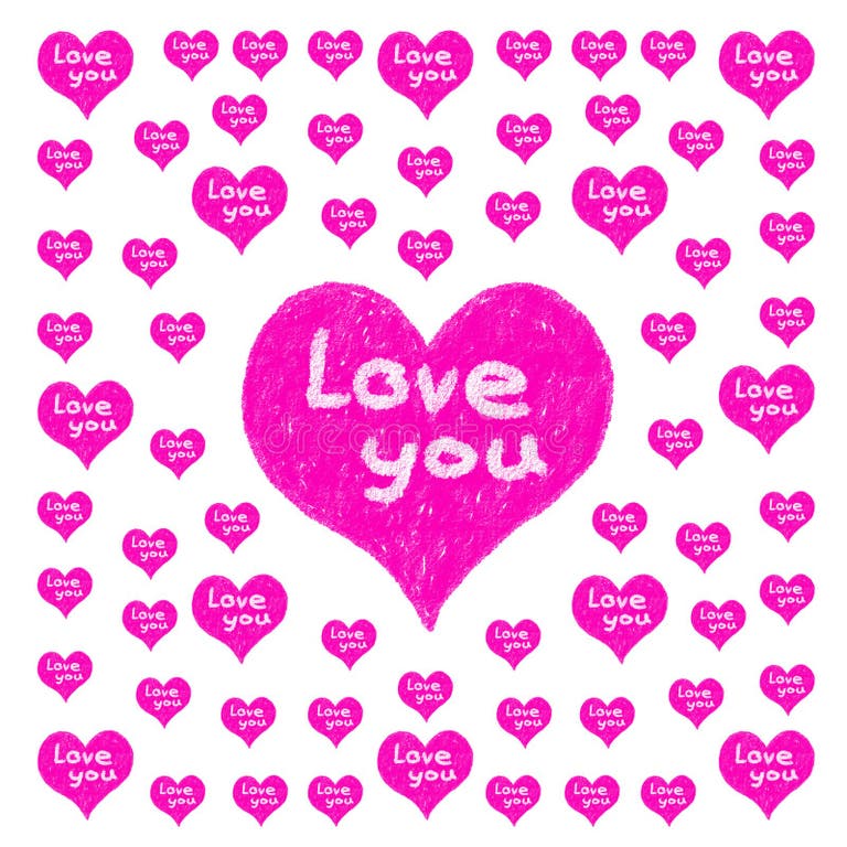 Text Love You Note Stock Illustrations – 5,335 Text Love You Note Stock ...