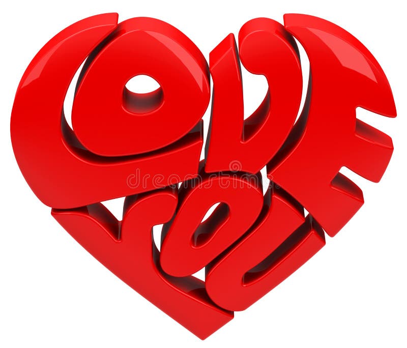 The love you heart stock illustration. Illustration of valentines ...