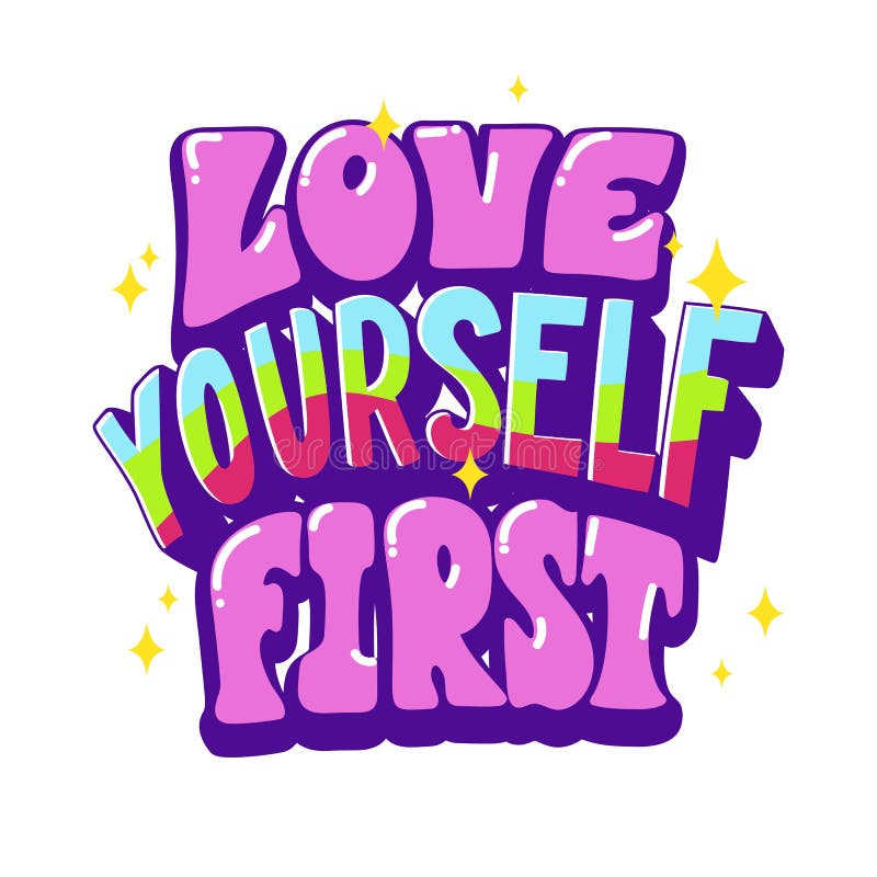 First Love Yourself Stock Illustrations – 152 First Love Yourself Stock ...