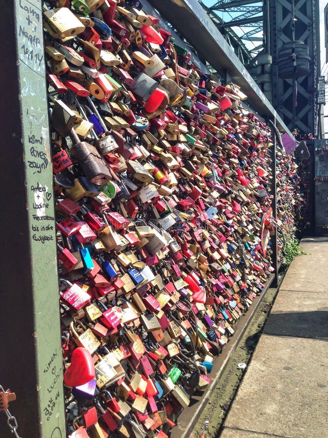 Lovelocks editorial stock photo. Image of together, relationships ...