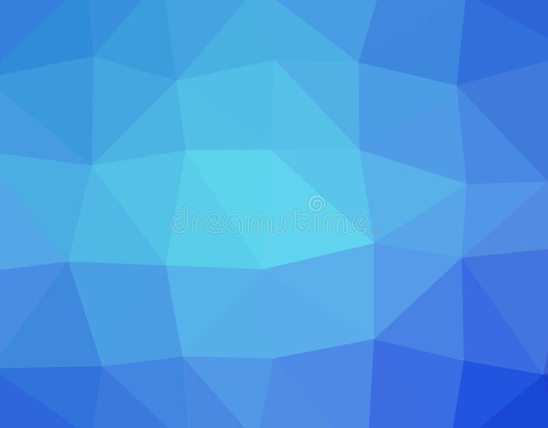 Lovely Abstract Illustration of Blue Triangle Poligon. Stunning ...