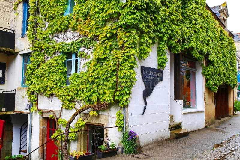 The Charming Medieval Village of Rochefort-en-terre Located in the ... The Charming Medieval Village of Rochefort-en-terre Located in the ...