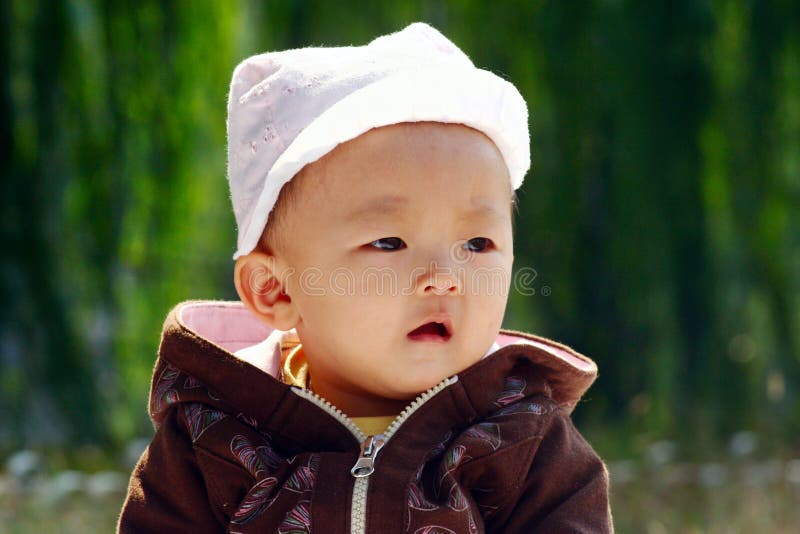 The lovely baby stock image. Image of face, girl, smart - 11577781