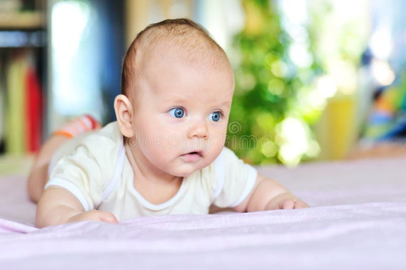 Lovely baby stock image. Image of innocence, human, lovely - 33303447