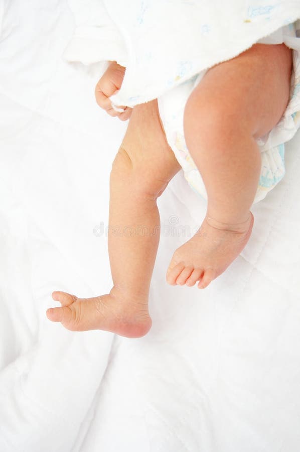 Lovely baby s legs stock photo. Image of infant, hygiene - 4925980