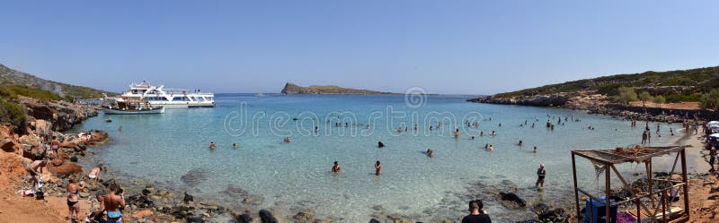 Kolokitha beach editorial stock image. Image of crete - 168165989