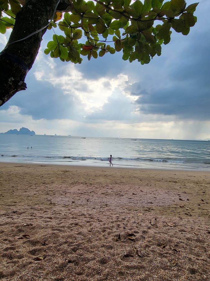 Lovely beach, peace mind stock image. Image of nature - 267500237