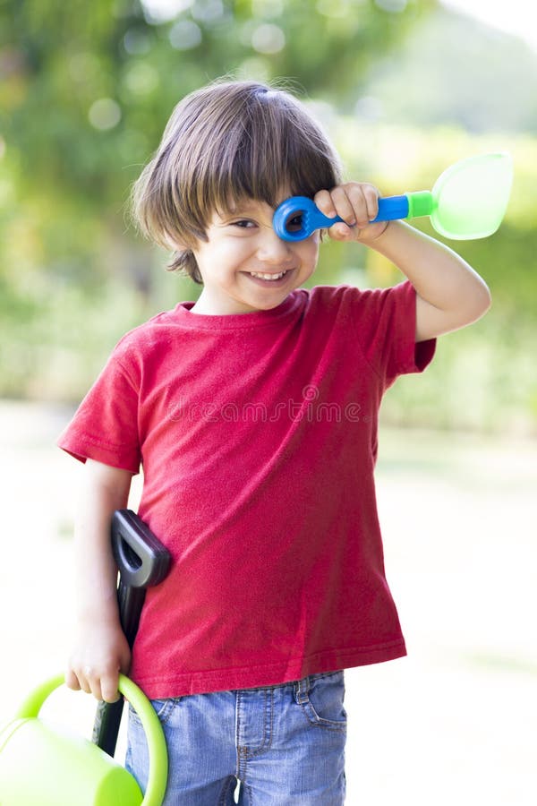 Lovely Boy Playing stock photo. Image of child, childhood - 72661958