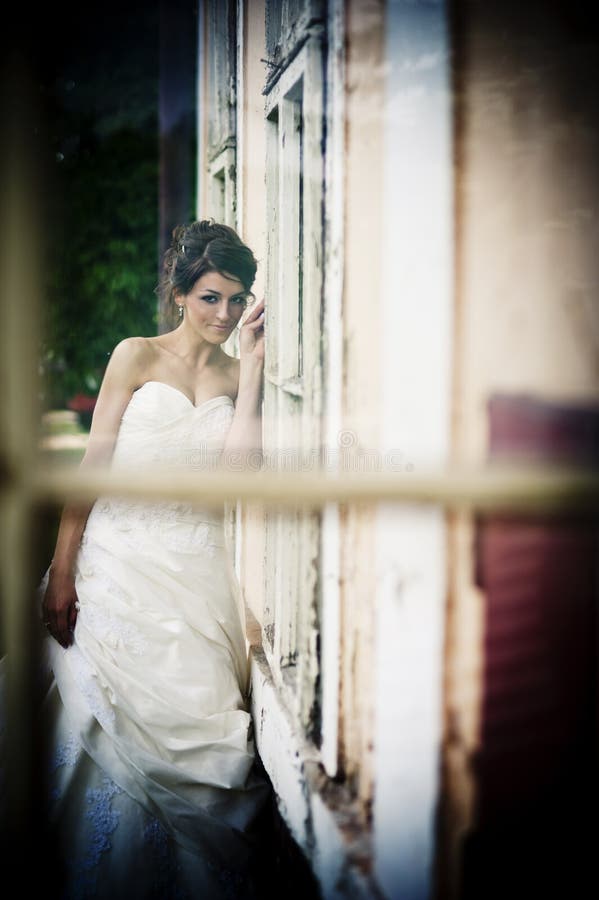 Lovely bride stock image. Image of pretty, portrait, face - 33254795